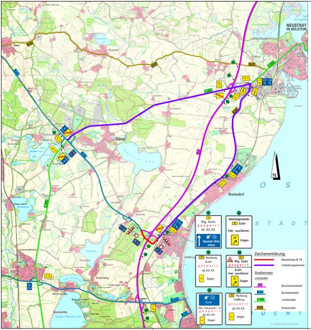 Staufalle bei Haffkrug: So lief der erste Tag der B76-Sperrung