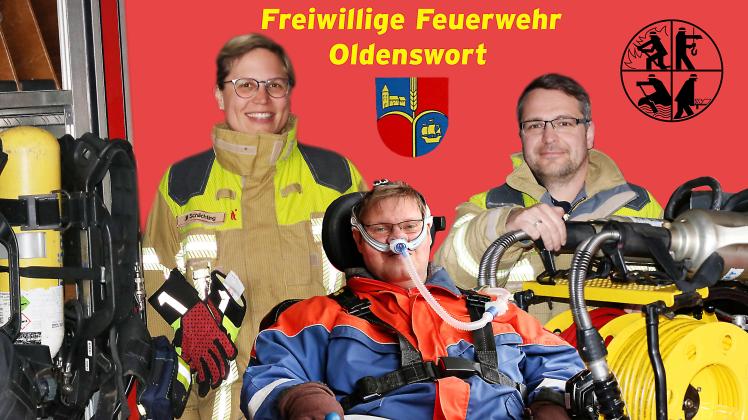 Aktive der Freiwilligen Feuerwehr Oldenswort über Einsätze