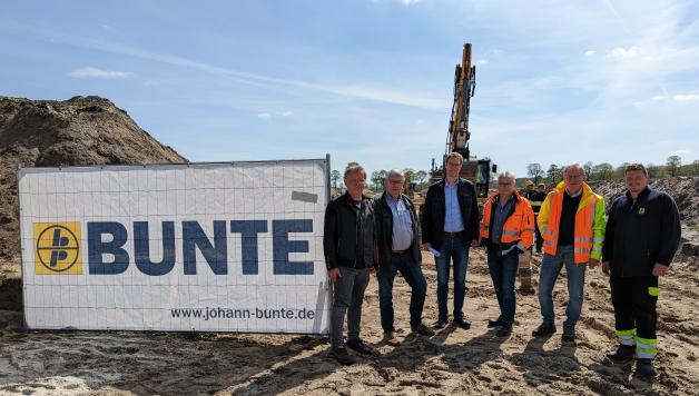 Neues Baugebiet in Dersum wird erschlossen