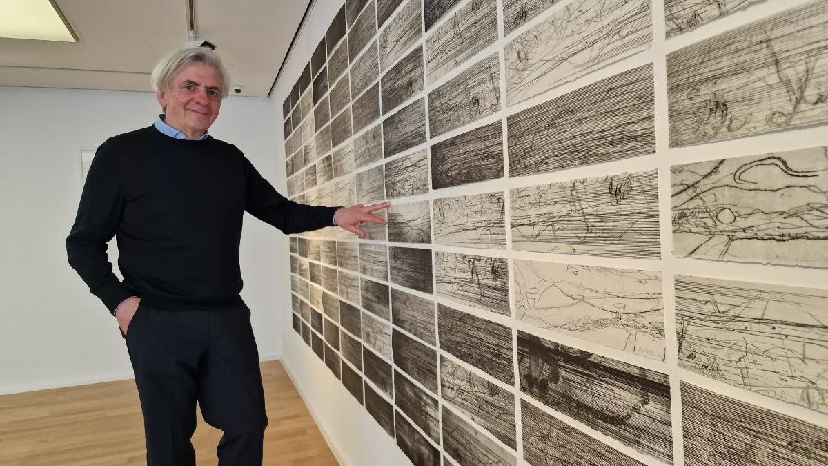 Künstler Rainer Gröschl aus Kiel zeigt Radierungen in Neumünster | SHZ