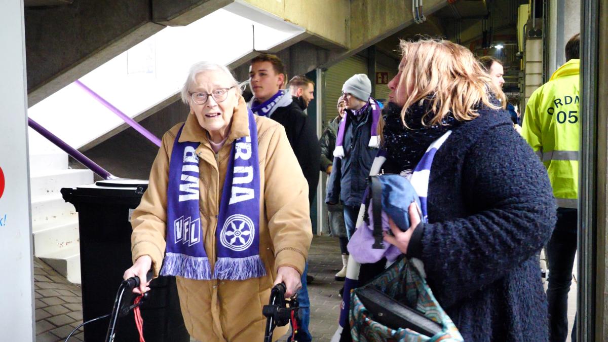 Fans und VfL Osnabrück bedanken sich bei Gerhild Gierschner (91)