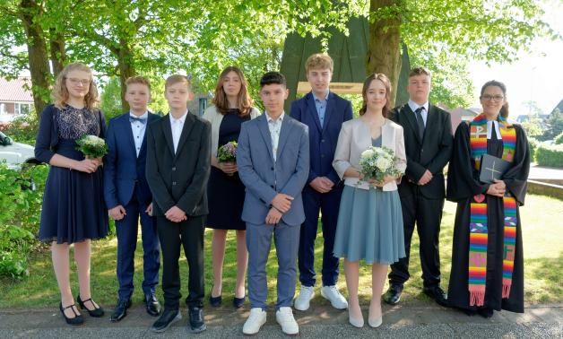 Fotos von den Konfirmanden in Delmenhorst, Ganderkesee und Stuhr