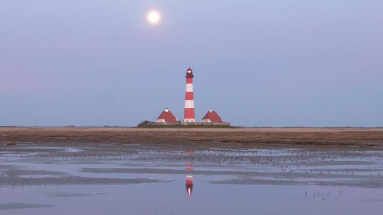 Leuchtturm Westerhever im Sommer 2023 gesperrt