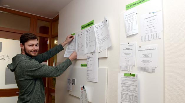 Simon Gast aus Ankum macht ein FSJ in der Wohnungslosenhilfe