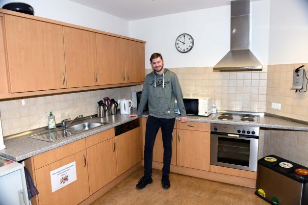 Simon Gast aus Ankum macht ein FSJ in der Wohnungslosenhilfe