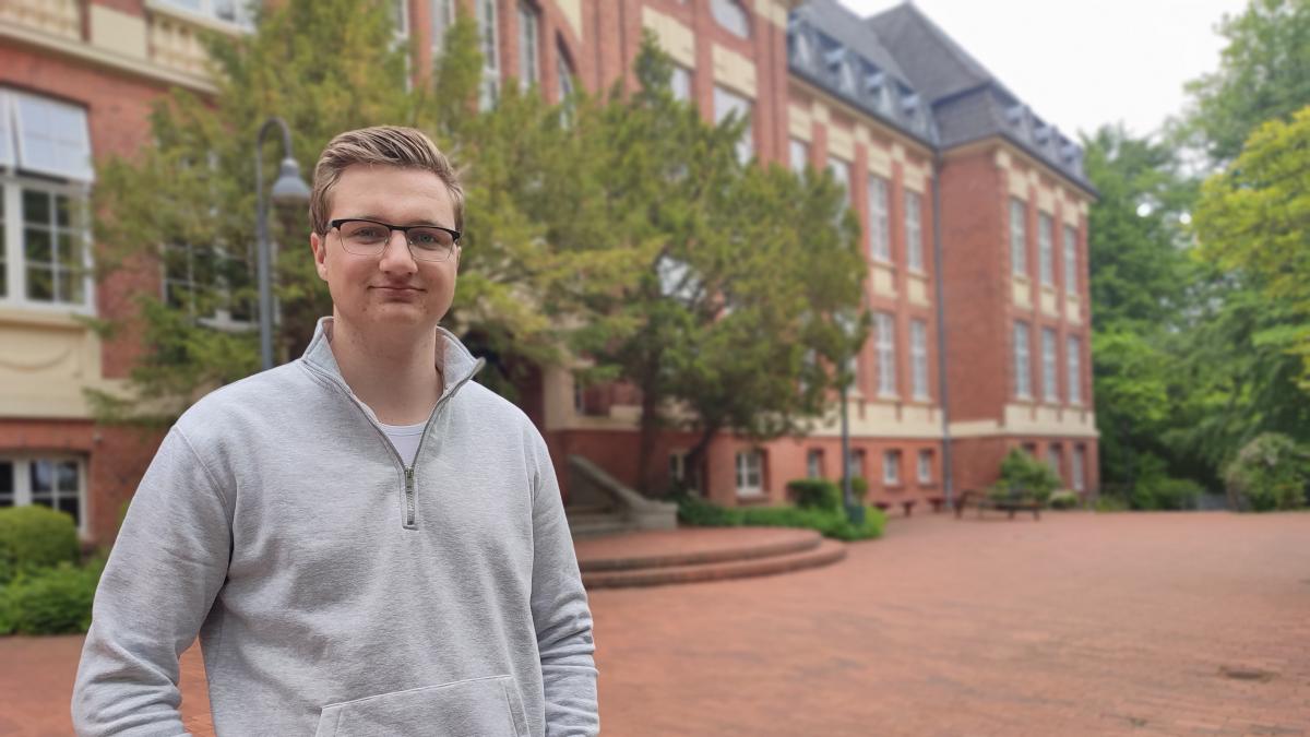 Linus Wirwoll wurde mit 18 Jahren direkt in den Kreistag gewählt