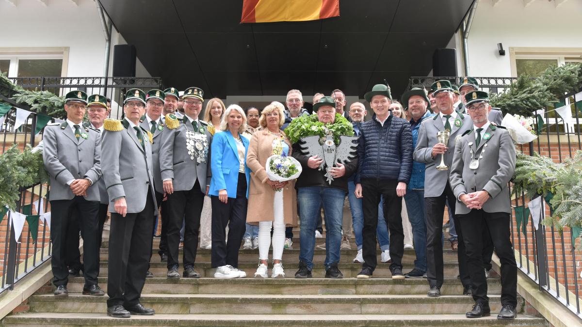 Bürgerschützenfest 2023 in Lingen: Peter Wellen ist neuer König