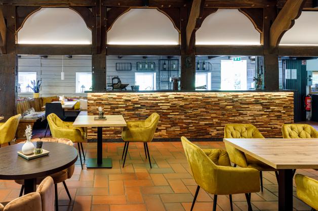 Wie das Café Santa auf Burg Wittlage aussieht und wann es öffnet