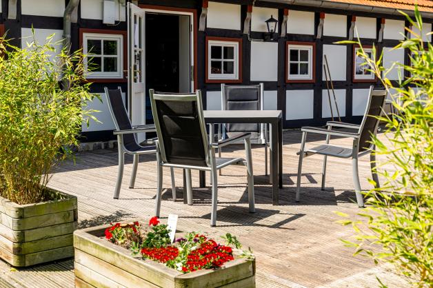 Wie das Café Santa auf Burg Wittlage aussieht und wann es öffnet