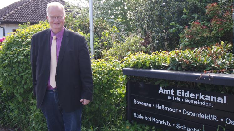 Amt Eiderkanal in Osterrönfeldl: Jan Rüther ist neuer Chef