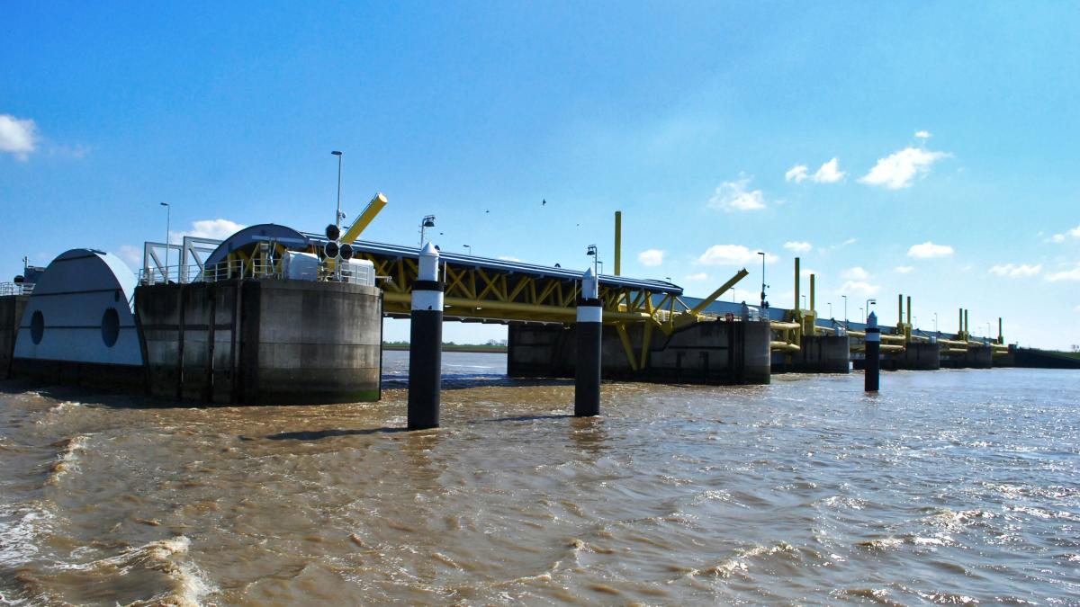 Emssperrwerk Gandersum: So wichtig ist Tor für Meyer-Schiffe