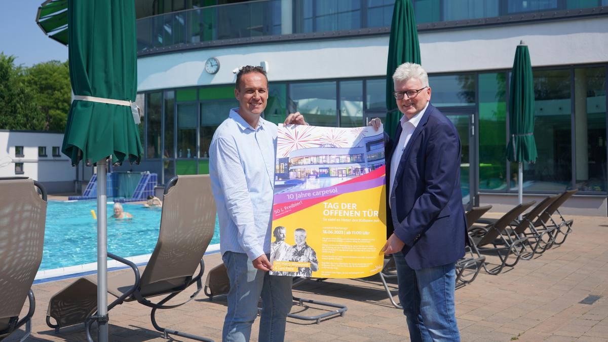 Carpesol in Bad Rothenfelde feiert Geburstag mit Harry Wijnvoord