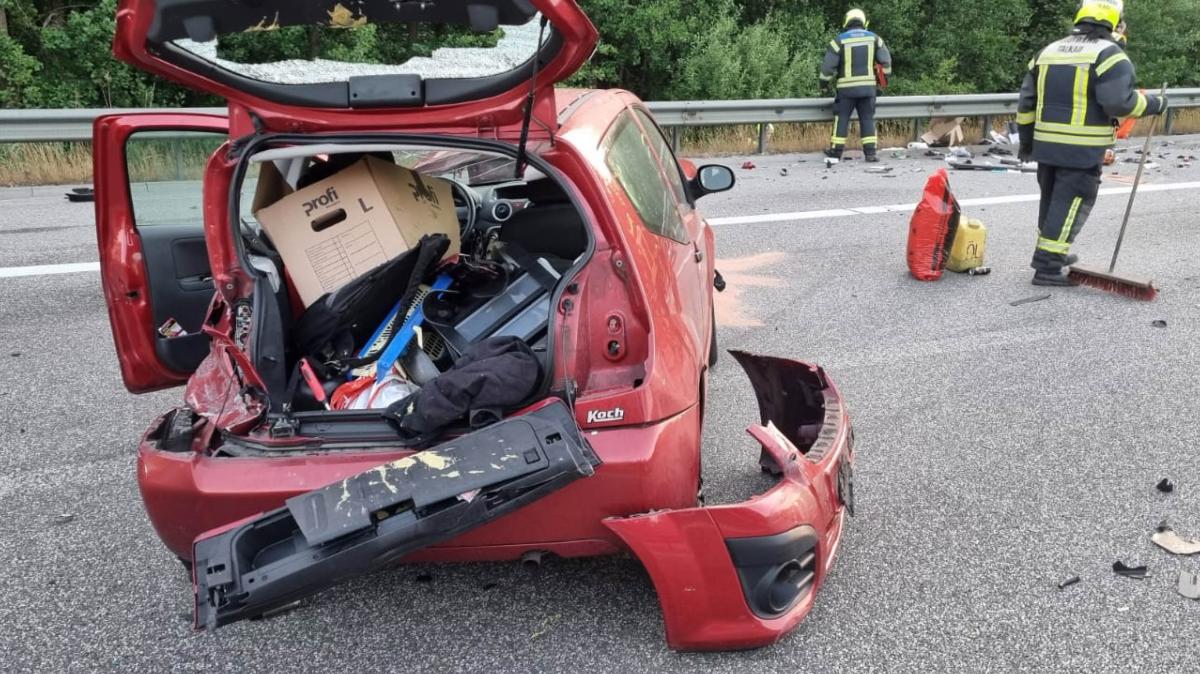 A24 bei Talkau: Schwerer Unfall auf der Autobahn