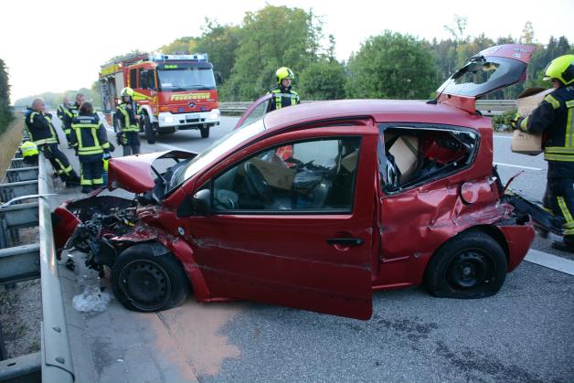A24 bei Talkau: Schwerer Unfall auf der Autobahn