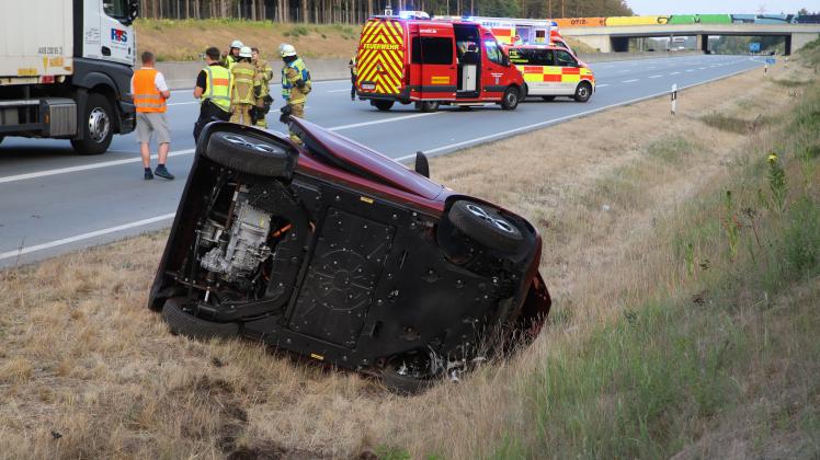 Sperrung der A7 Richtung Hamburg nach Unfall bei Bad Bramstedt