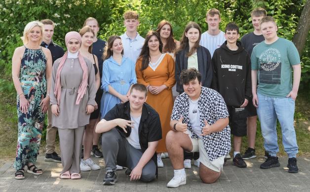 Schulabschluss 2023 an der Ratsschule Melle: die Absolventen