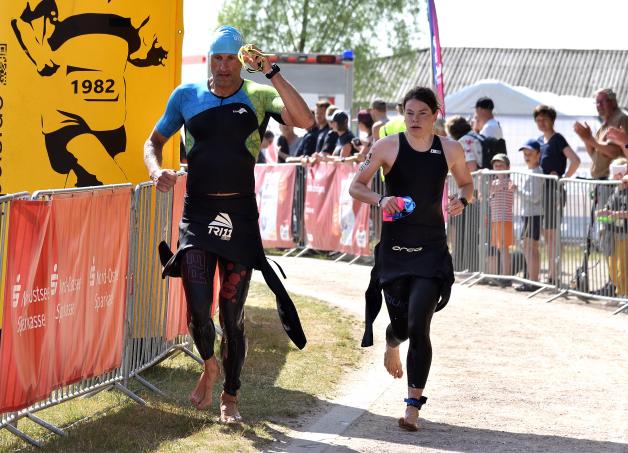 Leif Schröder-Groeneveld gewinnt Viking-Triathlon 2023