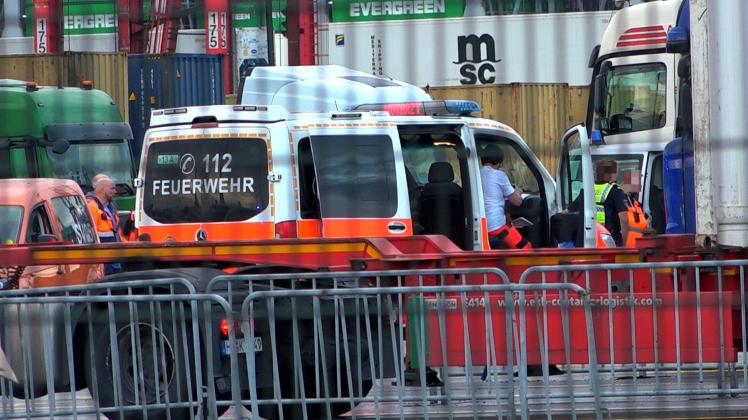 Tödlicher Arbeitsunfall im Hamburger Containerterminal | SHZ