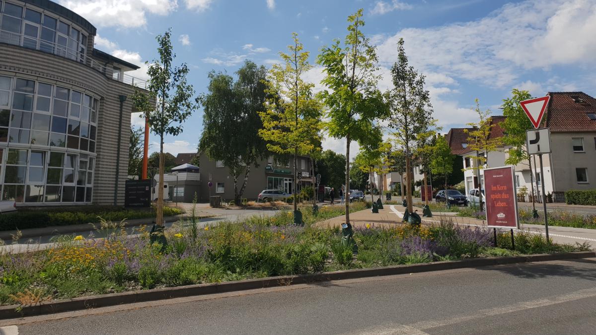 Die Umgestaltung der Hapke-Kreuzung in Melle ist fertig