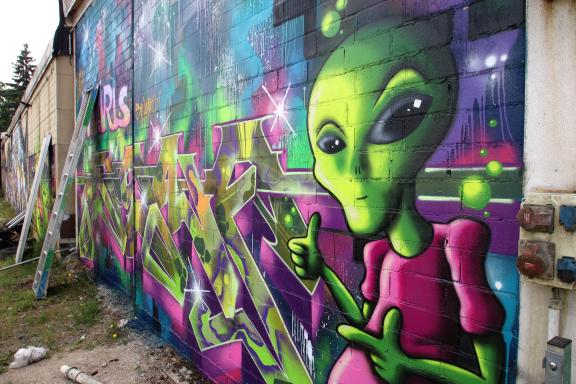 Graffiti in Osnabrück: Ein Rundgang durch die Stadt in Bildern