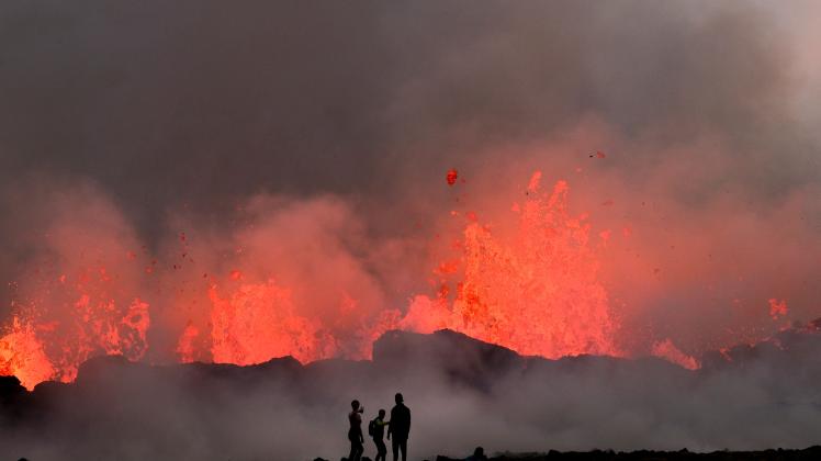 Island: Vulkanausbrauch nahe Reykjavik – Bilder im Livestream