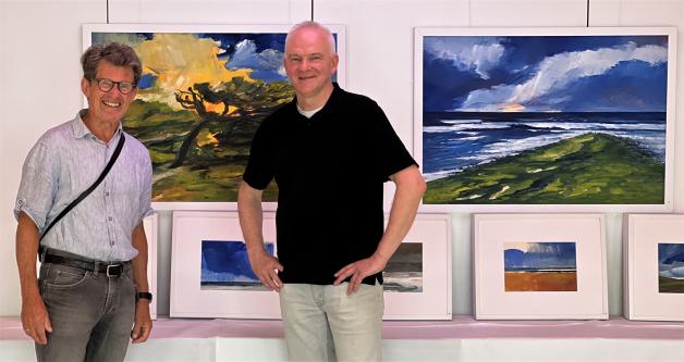 Sehnsucht Sylt: Neue Arbeiten des Landschaftsmalers Lars Wiggert