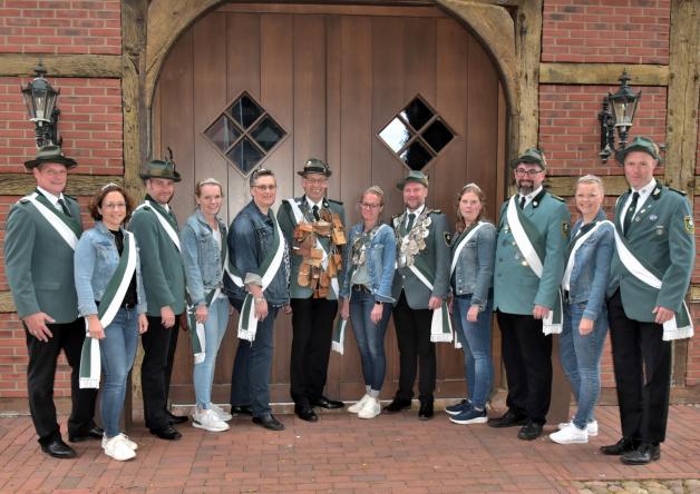 Mario Weymann ist Vierfach-König beim Schützenbund Nortrup-Loxten