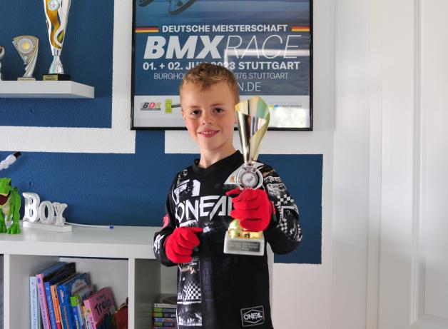 BMX-Fahren: Luke aus Meppen (6) ist schon Deutscher Meister