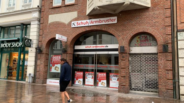 Schuh Armbruster eröffnet am Holm in Flensburg