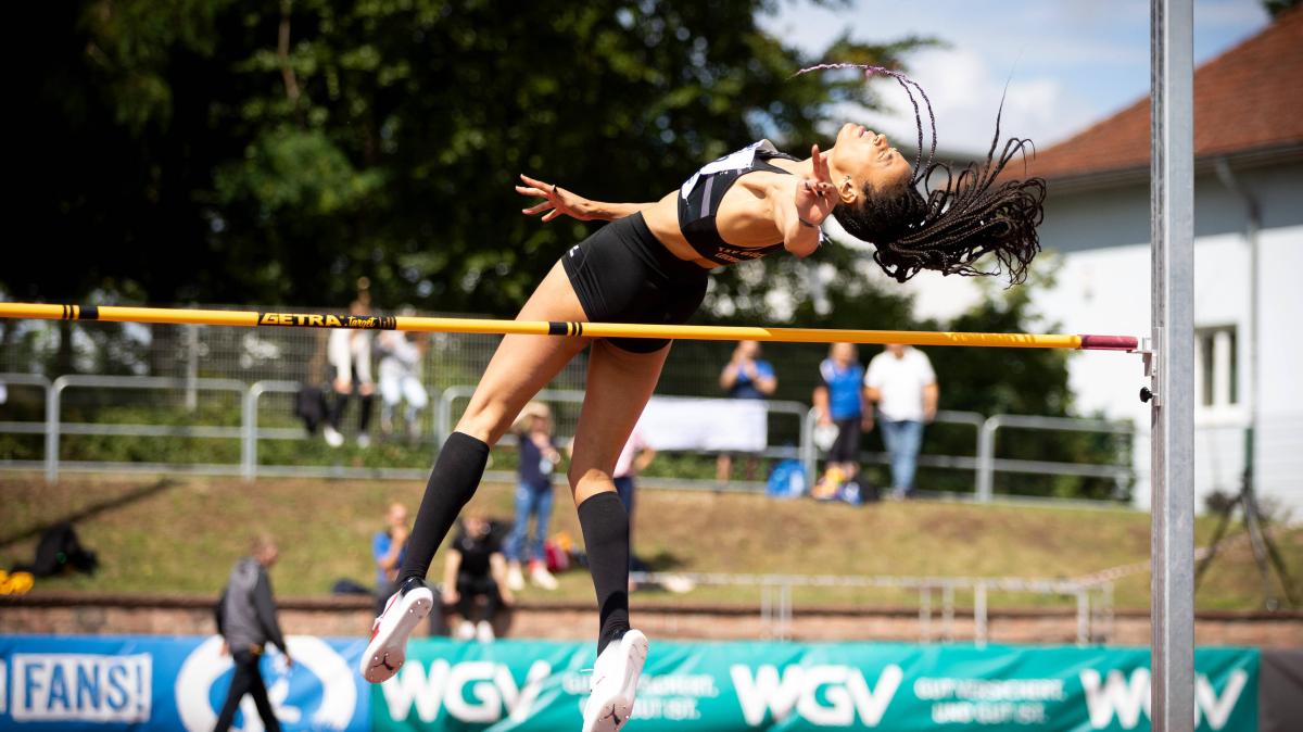 Anna-Elisabeth Ehlers ist Deutsche Meisterin im Hochsprung