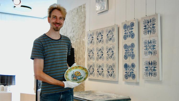 Jan-David Mentzel Leiter des Kellinghusener Museums „Betont“