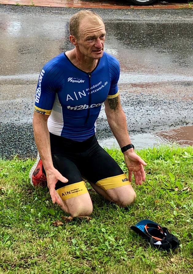 Peter Nowak absolviert in Bad Essen einen Langdistanz-Triathlon