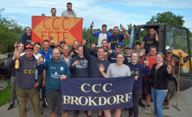 Alles vorbereitet fürs große CCC-Party-Wochenende in Brokdorf