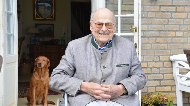 Der 100-jährige Paul von Schiller aus Rabel hatte Glück im Leben