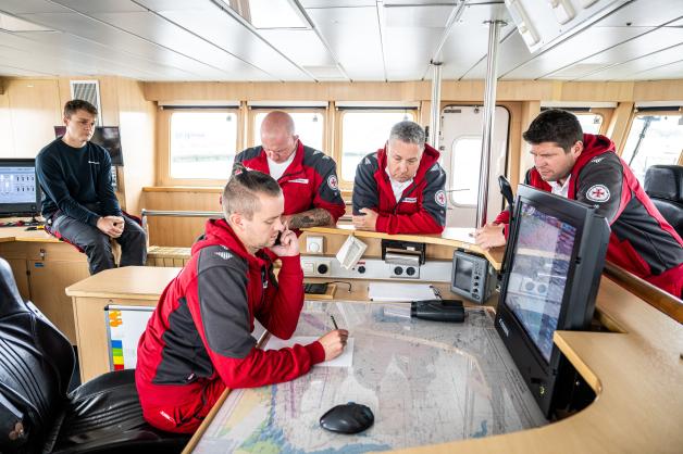 Helgoland: So arbeiten die Seenotretter der „Hermann Marwede“