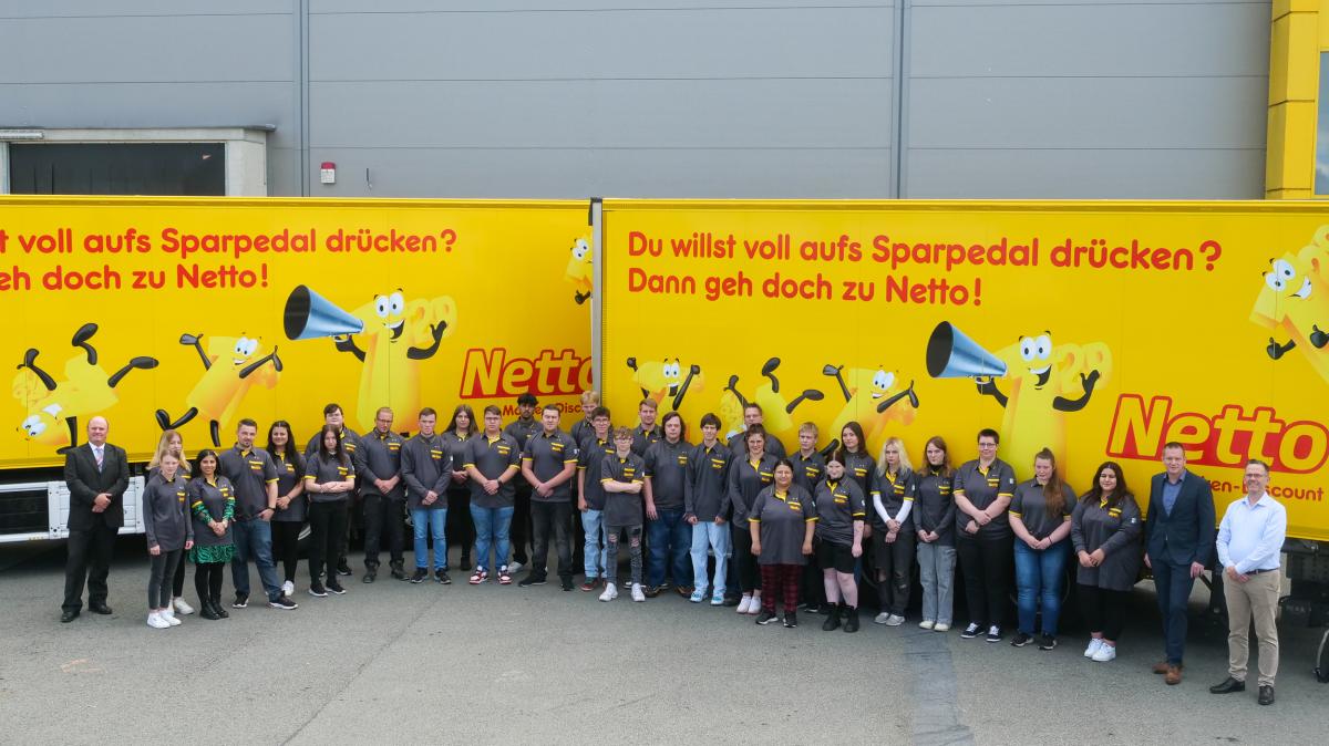 Netto begrüßt 130 Auszubildende am Zentrallager in Ganderkesee