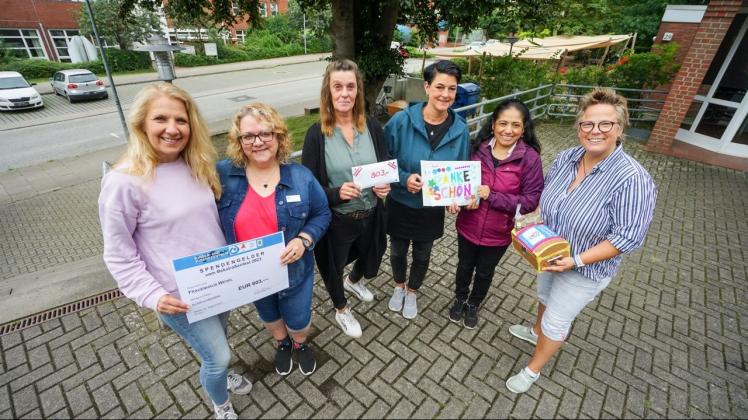 Bekstraßenfest: 803 Euro für das Frauenhaus in Wedel