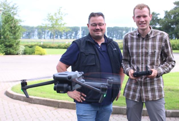 Jungtierrettung Beidenfleth mit Drohne ausgestattet