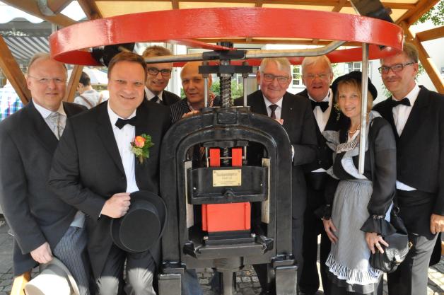 Plattdeutsch sprechen auf dem Historischen Markt in Bad Essen