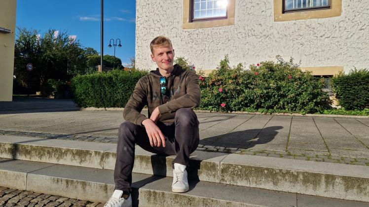 Crystal Tota als Rapper MC T beim Stadtfest „Dissen skurril“ 2023