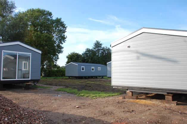 Fünf Tiny-Houses für Flüchtlinge stehen jetzt in Wilster