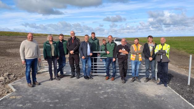 Freie Fahrt für Radfahrer in der Föhrer Marsch: Deichbau fertig