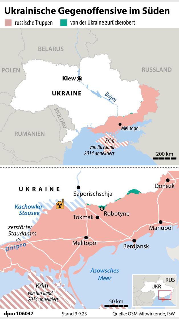 Ukraine durchbricht Verteidigungslinie: Was das bedeutet