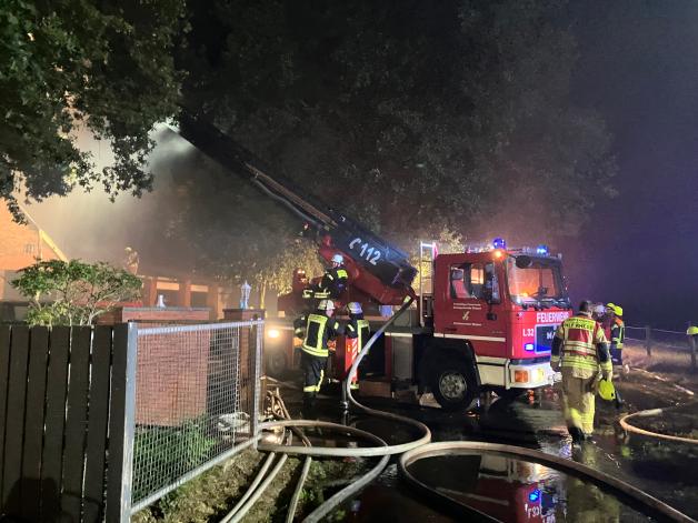 Heede: Wohnhaus brennt komplett ab
