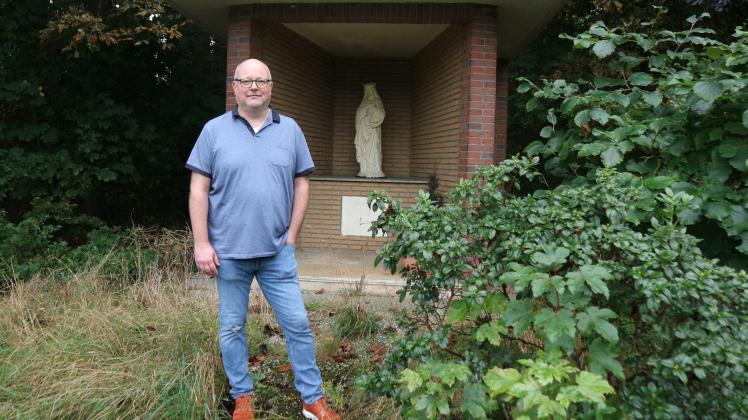 Lingen: Mariengrotte auf der Hofstelle Schulte verwahrlost