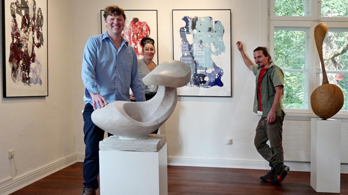 Künstler Yves Rausch und Philipp Angermaier in Barmstedt zu Gast