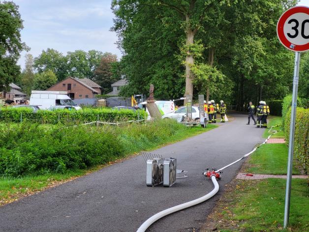 Lingen: Bagger beschädigt Gasleitung