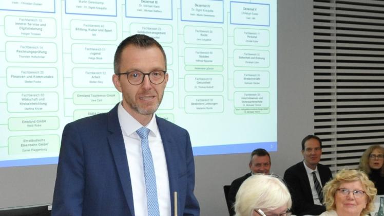 Christoph Exeler leitet neues Dezernat beim Landkreis Emsland