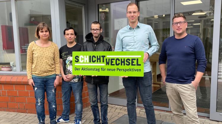 Dennis Niemann und Elias Wührmann tauschen Arbeitsplatz einen Tag