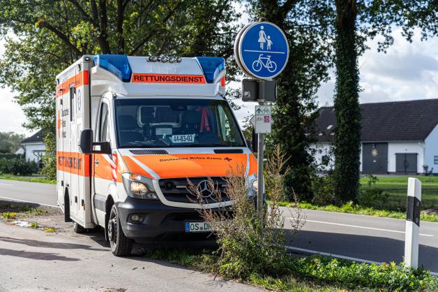 Fahrradfahrerin in Bohmte von Auto angefahren